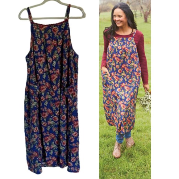 April Cornell | Dresses | New April Cornell Folk Rose Smock Dress 29268 ...